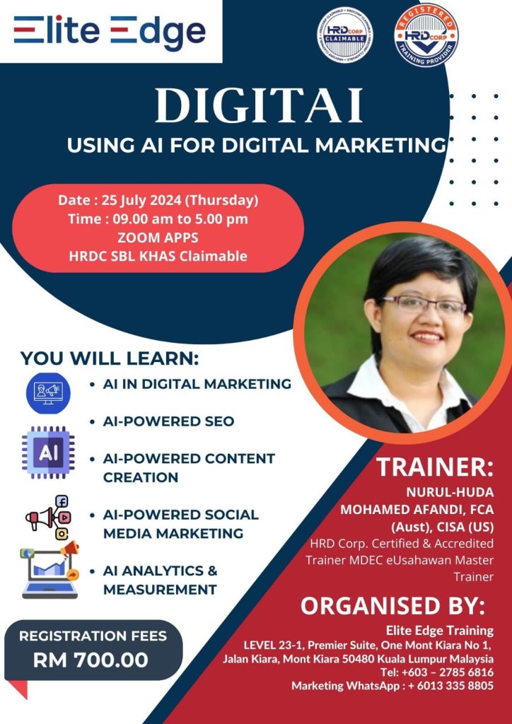 DIGITAL AI : USING AI FOR DIGITAL MARKETING – ELITE EDGE